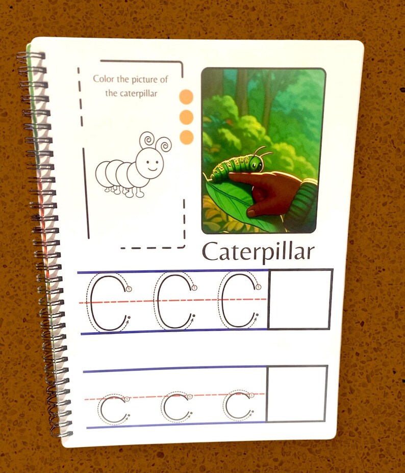 Trace & Erase Alphabet Handwriting Workbook for Kids | Reusable ABC ...