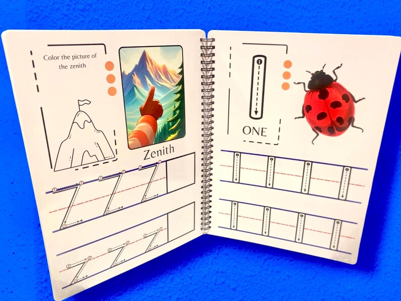 Trace & Erase Alphabet Handwriting Workbook for Kids | Reusable ABC ...