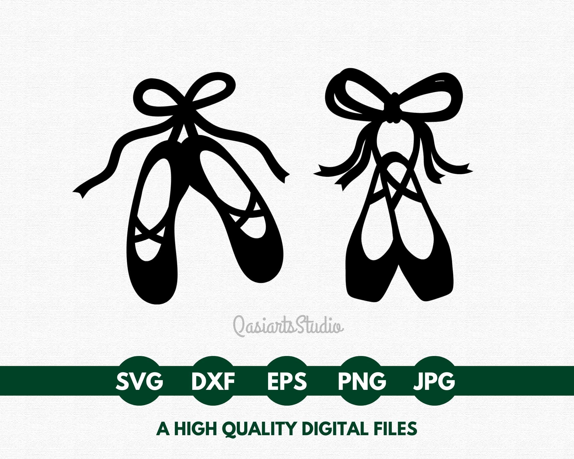 Ballet Shoes Svg Files for Cricut, Ballet Svg, Dancer Clipart, Ballet ...