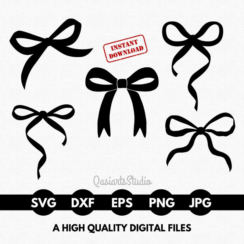 Bow Svg Cut Laser File - Etsy