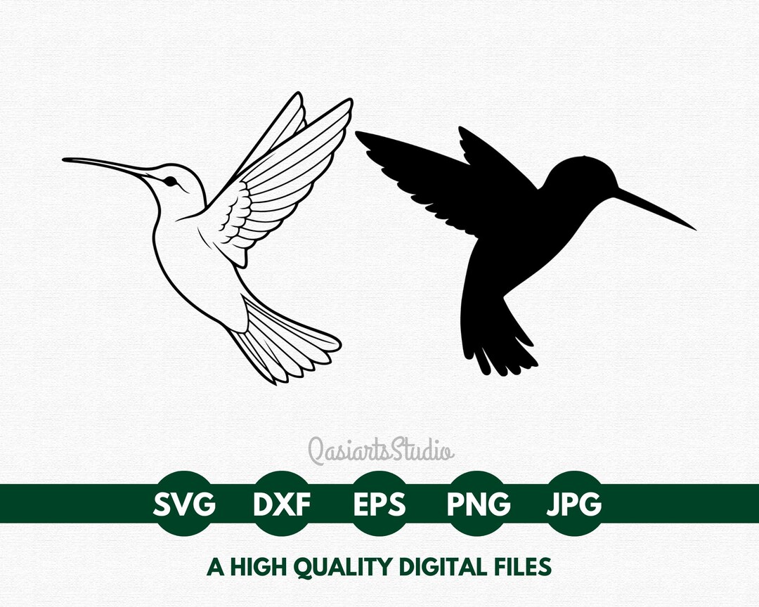 Hummingbird Svg, Png, Eps Files for Cricut Perfect for DIY Projects ...
