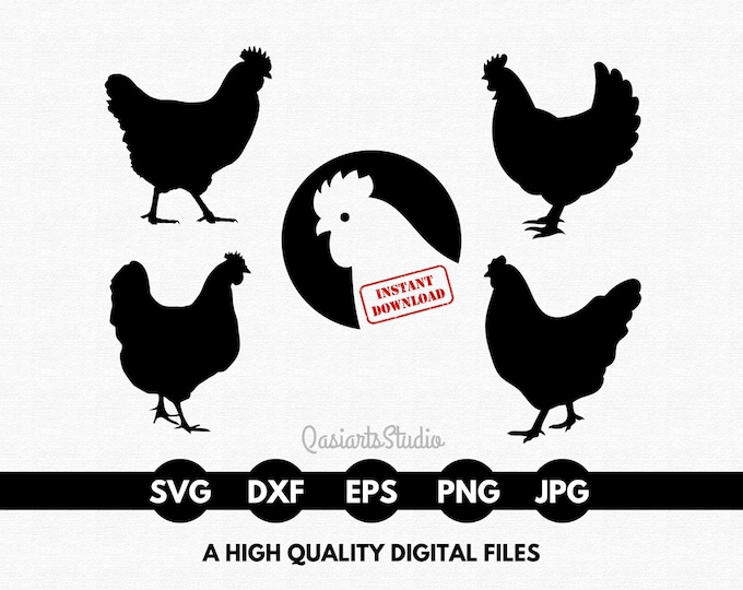 Chicken Svg Files for Cricut, Chicken for Shirt, Chicken PNG, Chicken ...