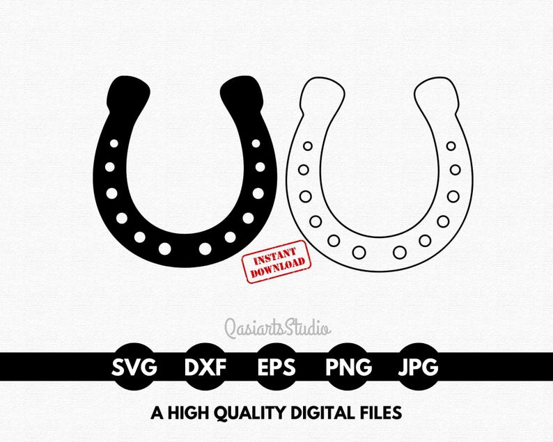 Horseshoe Svg, Horseshoe Cricut Files, Horseshoe Vector Files ...