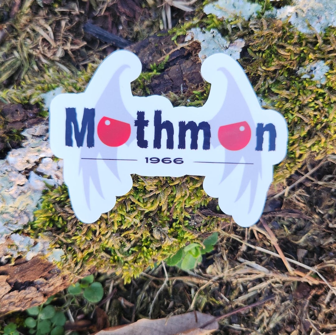 Mothman 1966 Sticker | West Virginia Vinyl Sticker | Cryptid Sticker - Etsy