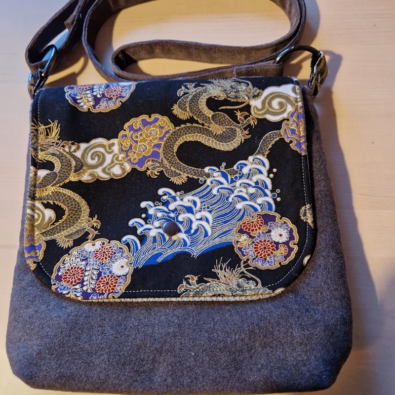 Japanese Dragon Crossbody - Etsy