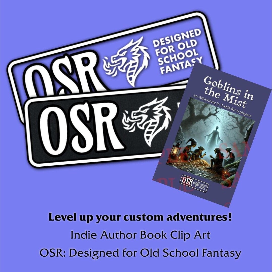 Designed for Old School Revival Fantasy OSR Logo Clip Art Royalty-free ...