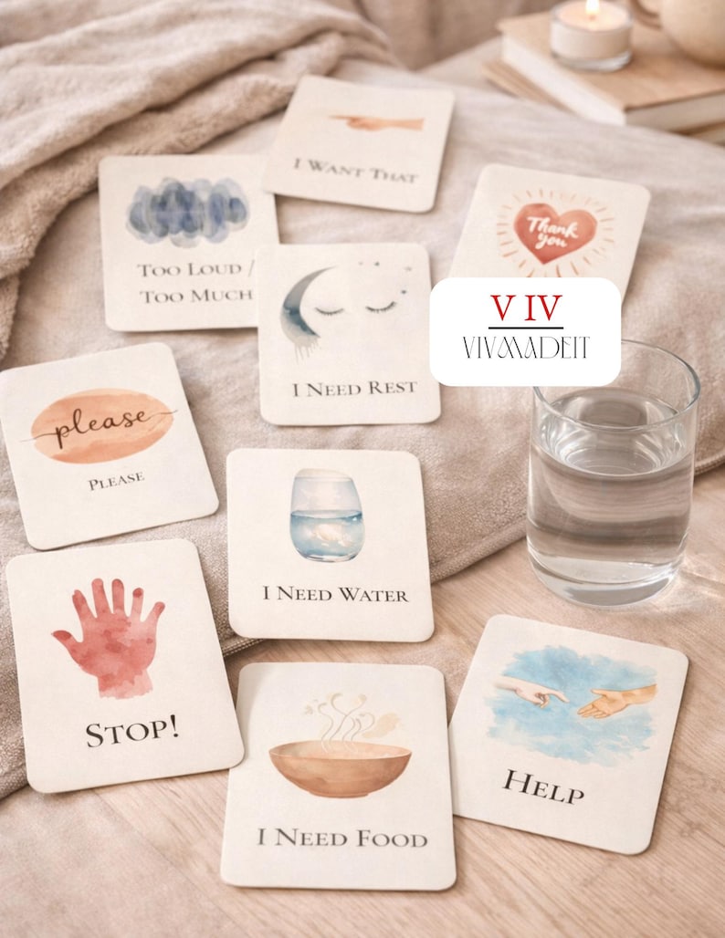 Visual Communication Cards | Autism, Nonverbal Support - Etsy