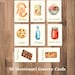 Food Flashcards – Montessori Learning, Vocabulary English or German ...