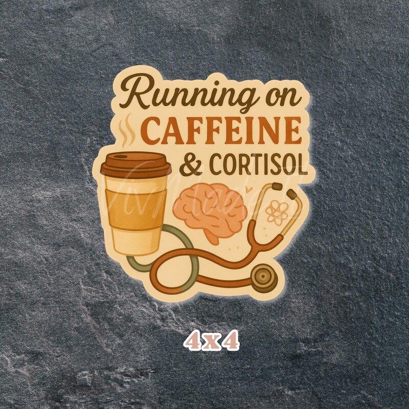 Cortisol Sticker - Etsy
