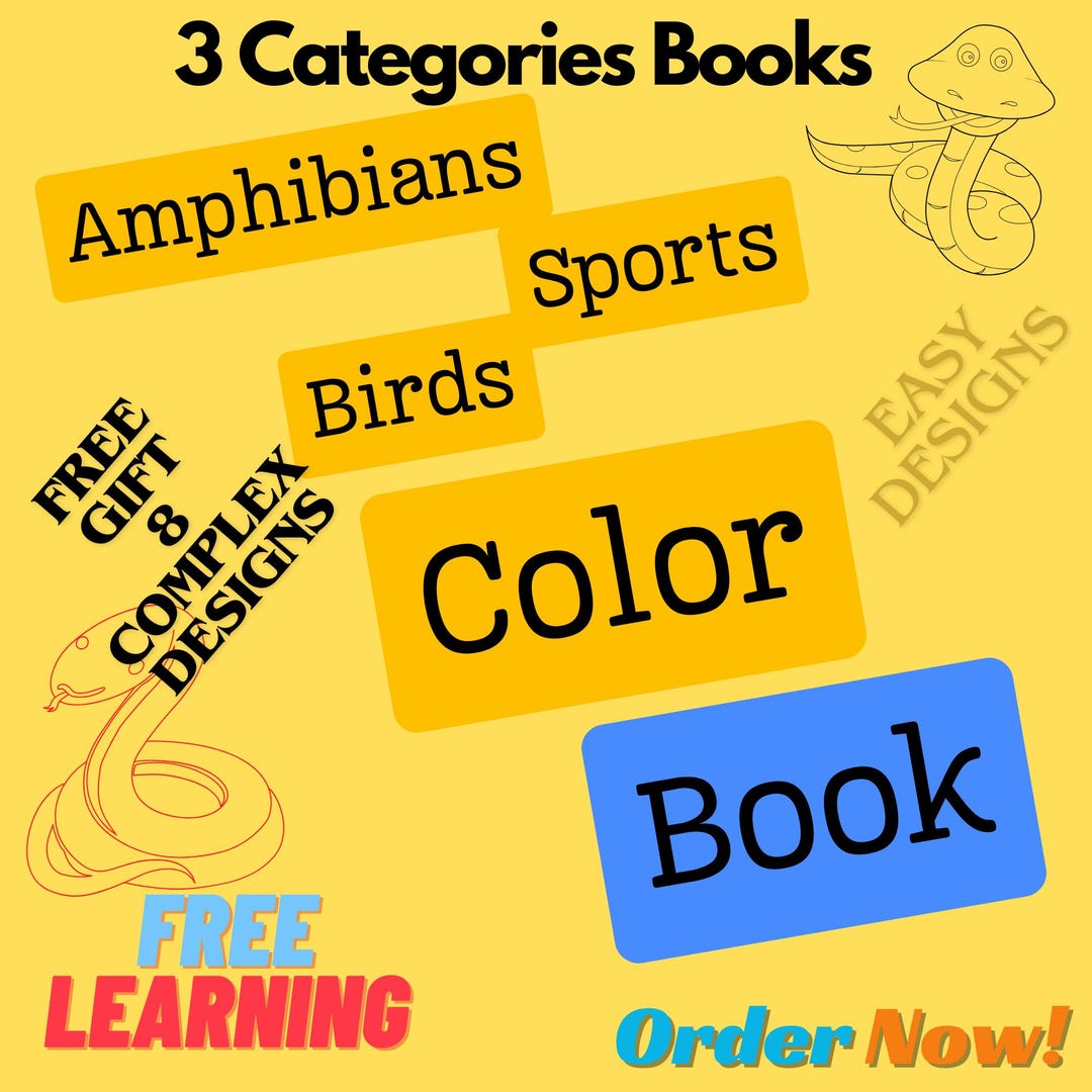 Super Easy Custom Coloring Book for Kids, Easy and Large,complex ...