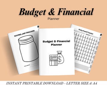 Digital Financial Budget Planner, Finance Tracker, Goodnotes Budget ...