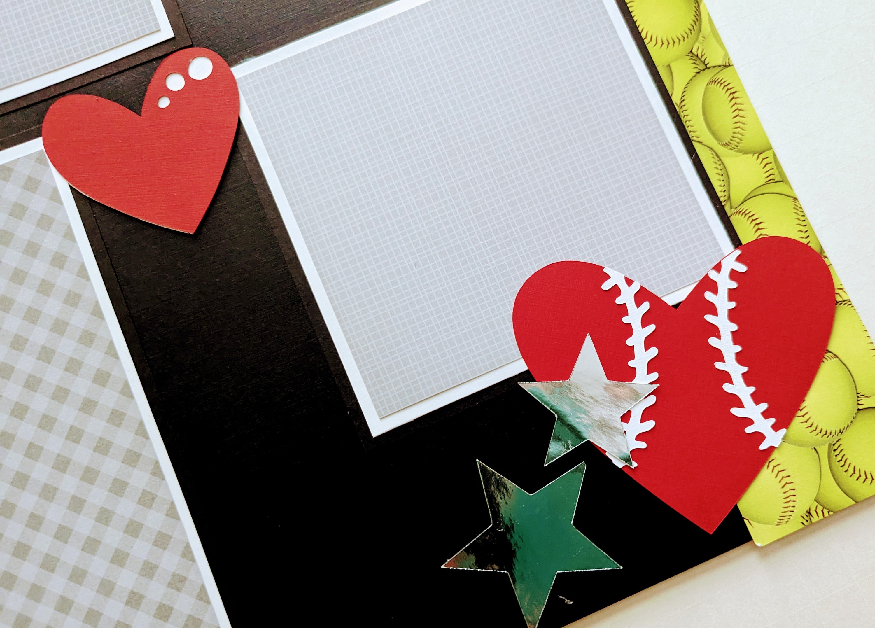 Softball Scrapbook Pages Scrapbook Layout Travel Junior High High ...