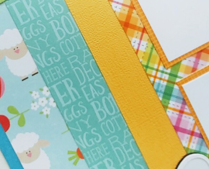 Easter Scrapbook Page Scrapbook Layout for Easter Easter Scrapbook for ...