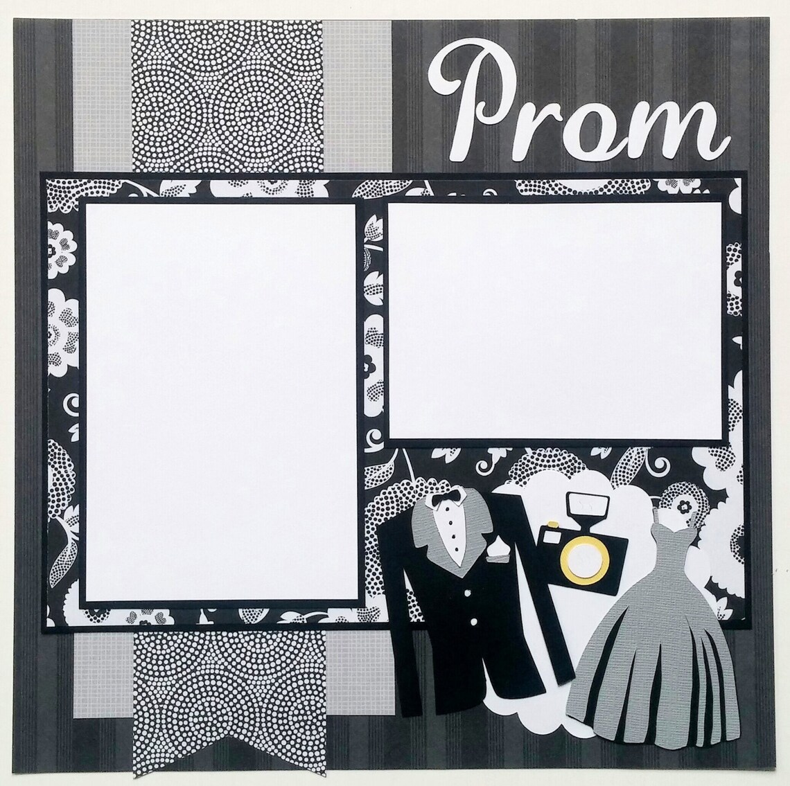 Prom scrapbook page Scrapbook prom High school prom Prom | Etsy