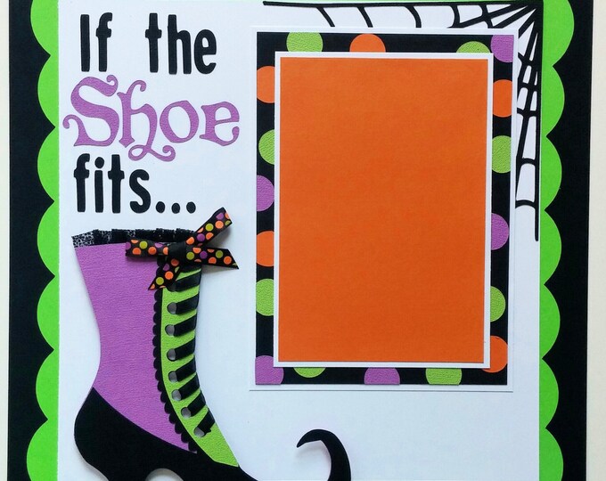 Halloween Scrapbook Page Scrapbook Page Costumes Trick or - Etsy
