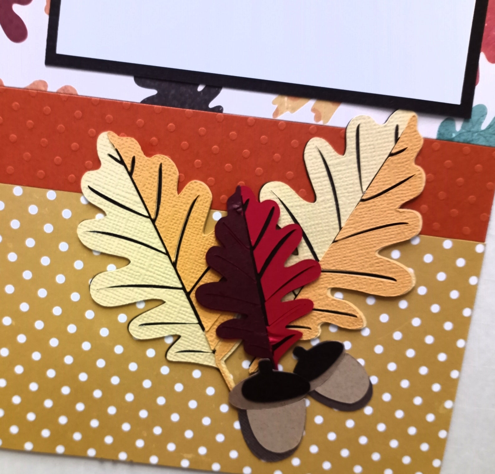 Fall Scrapbook Layout Family Fun Scrapbook Page Fall Autumn ...