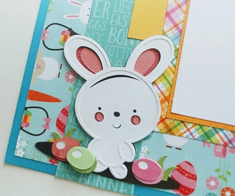 Easter Scrapbook Page Scrapbook Layout for Easter Easter Scrapbook for ...