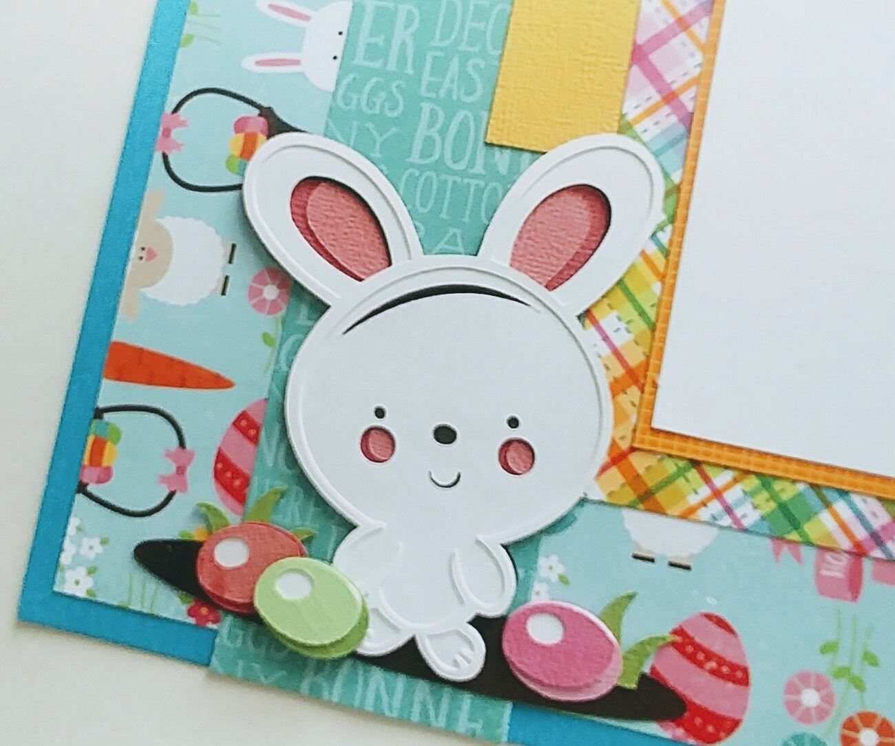 Easter Scrapbook Page Scrapbook Layout for Easter Easter Scrapbook for ...
