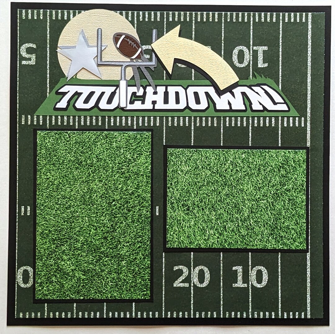 Football Scrapbook Layout Sports Scrapbook Scrapbooking Scrapbook ...