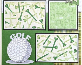 MINI GOLF Title Boy Girl Paper Piecing 3D Die Cut for Premade - Etsy