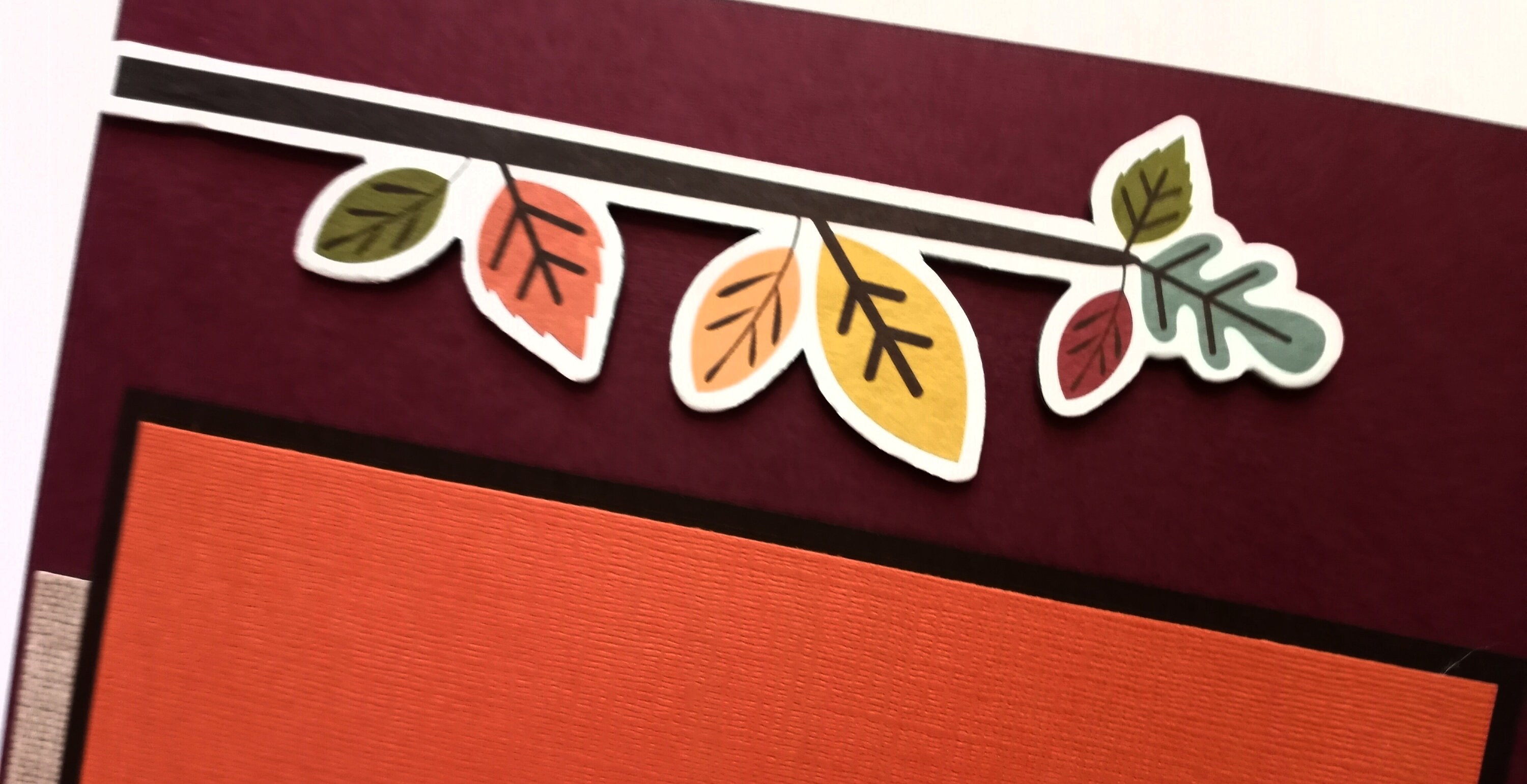 Fall Scrapbook Layout Family Fun Scrapbook Page Fall Autumn ...