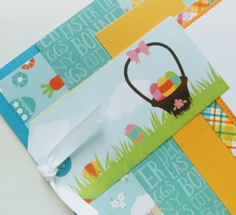 Easter Scrapbook Page Scrapbook Layout for Easter Easter Scrapbook for ...