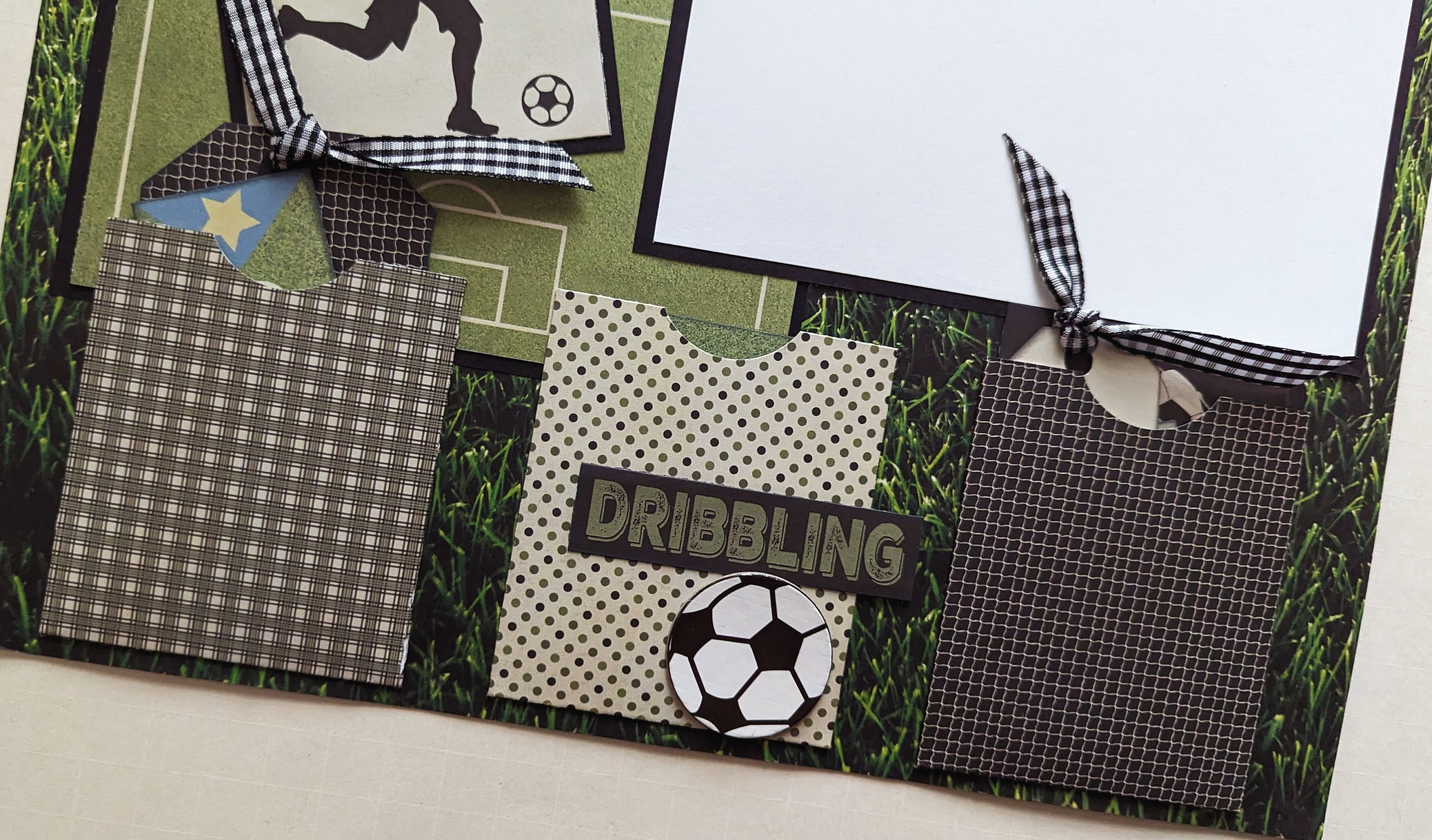 Girls Soccer Scrapbook Layout Sports Youth Junior High Club Premade ...