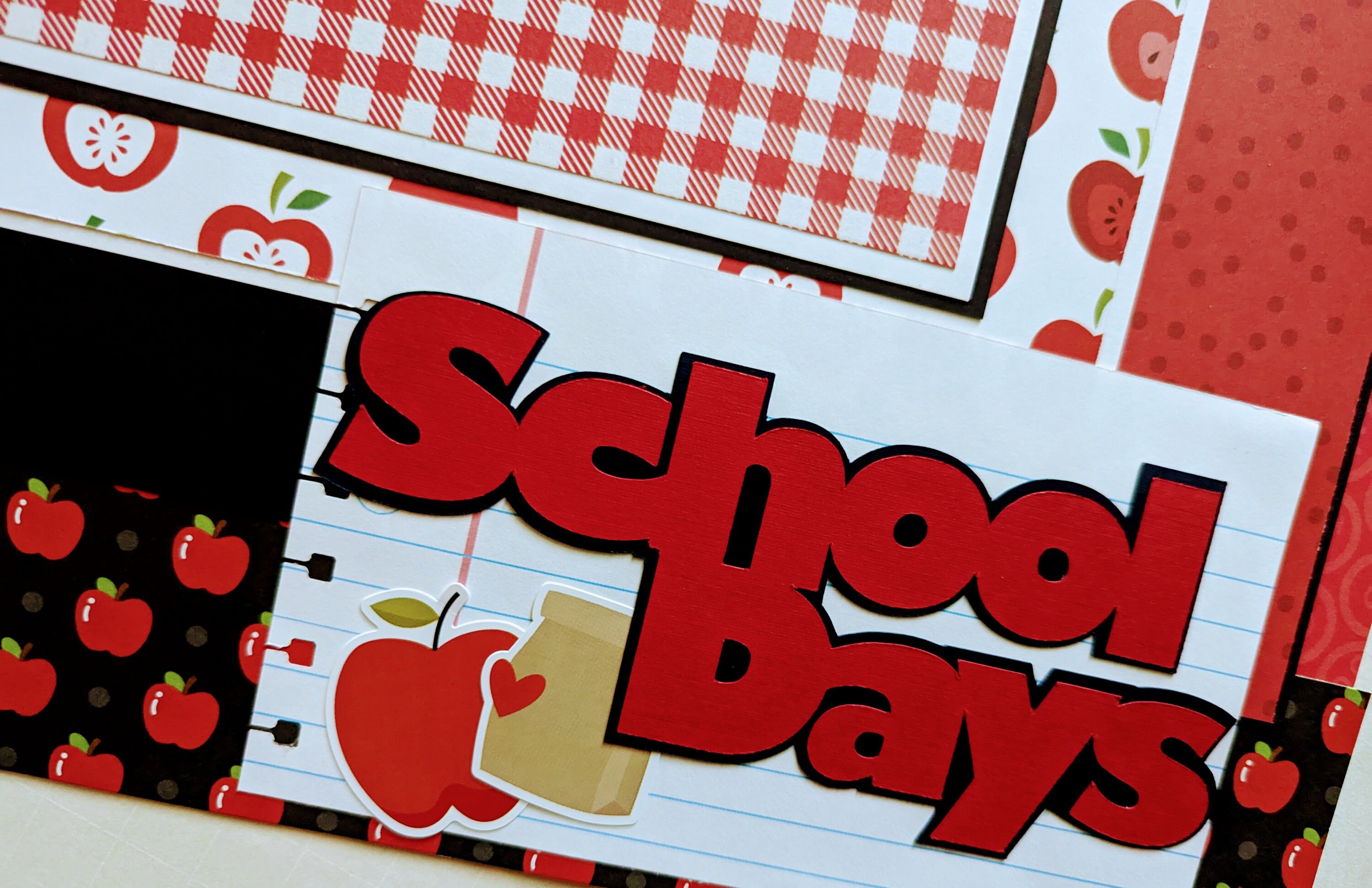 School Days School Back to School First Day of School Scrapbook Layout ...