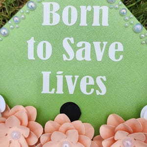 Graduation Cap Topper, EMT Graduation Cap, Custom Graduation Topper ...