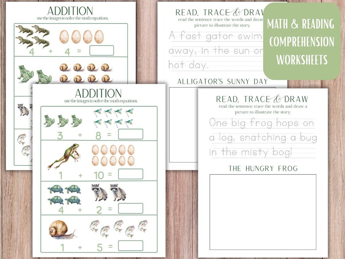 Alligator Unit Study: Hands-on Science, Math & Reading (printable, K ...