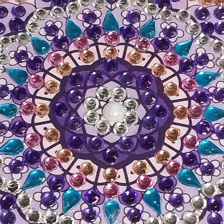 Completed Square Diamond Art Compact Mirror - Etsy