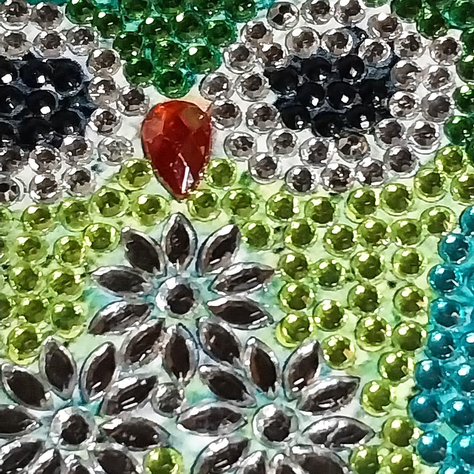 Completed Circular Owl Art Compact Mirror - Etsy
