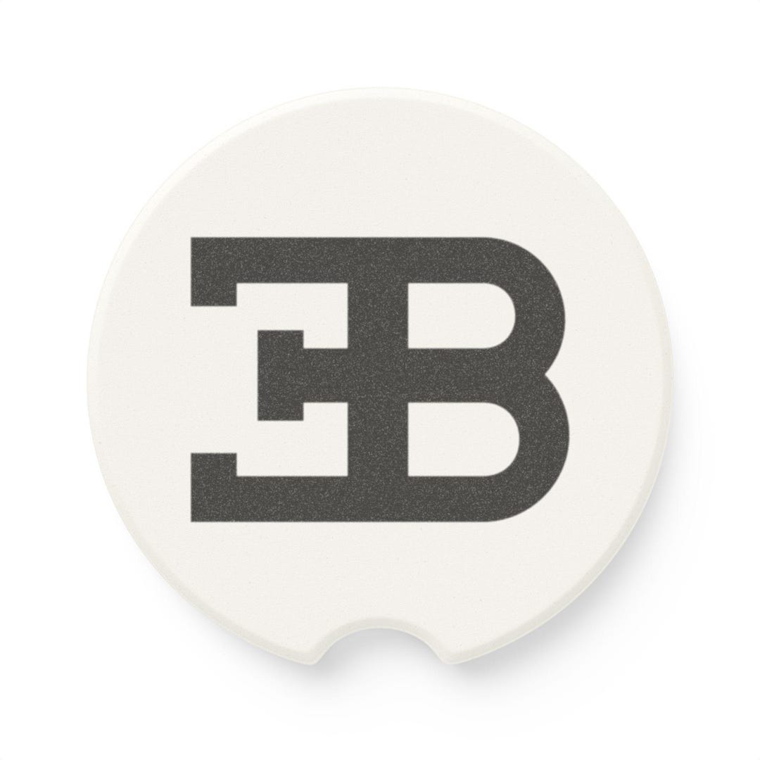 Bugatti Logo Soapstone Car Coaster - Etsy