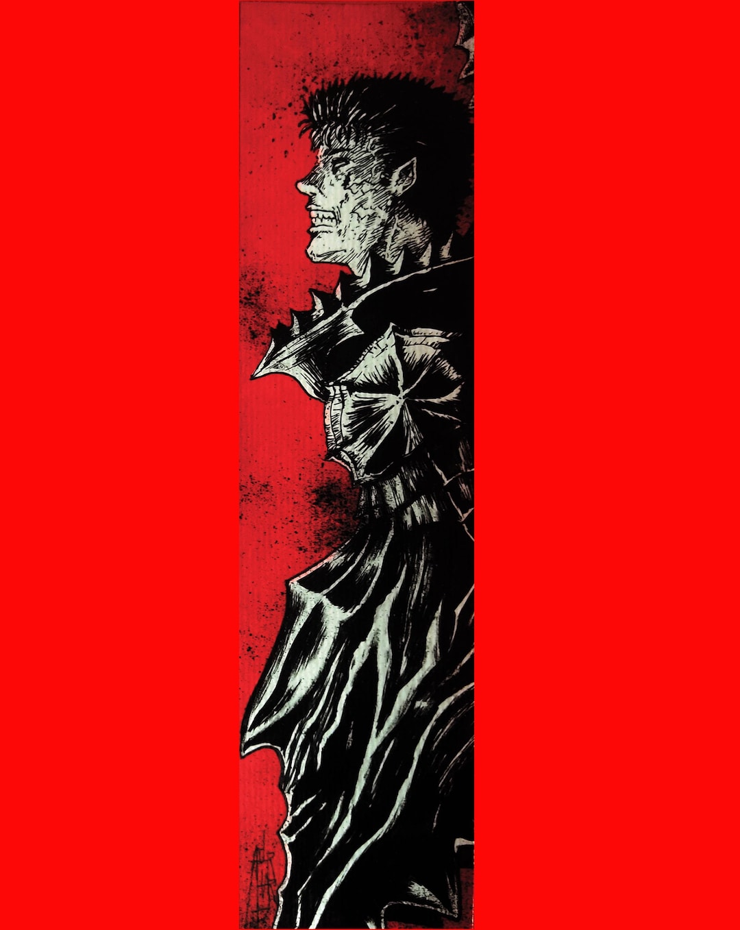Guts Fan Art Bookmark From Berserk - Etsy