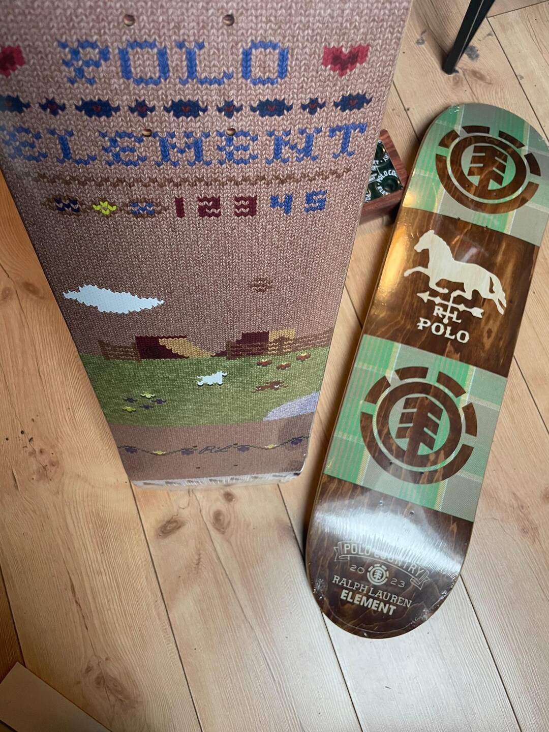 Polo Ralph Lauren X Element "ranch Ramp" - Skateboard Deck 8'' - With ...