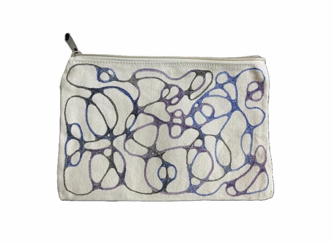Blue Purple Black Splat Bag - Splatter Design Portfolio, Makeup ...