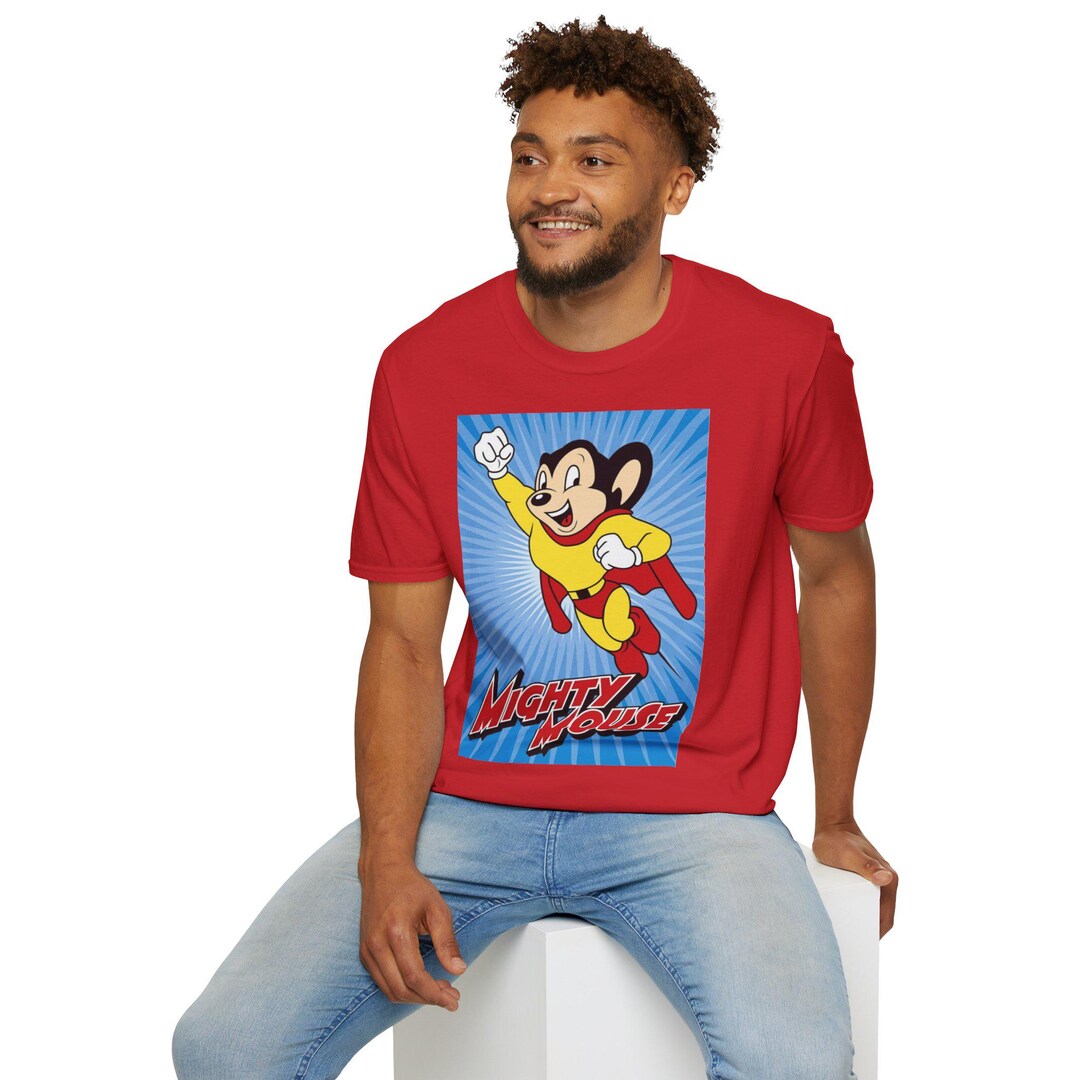 Mighty Mouse T-shirt - Etsy