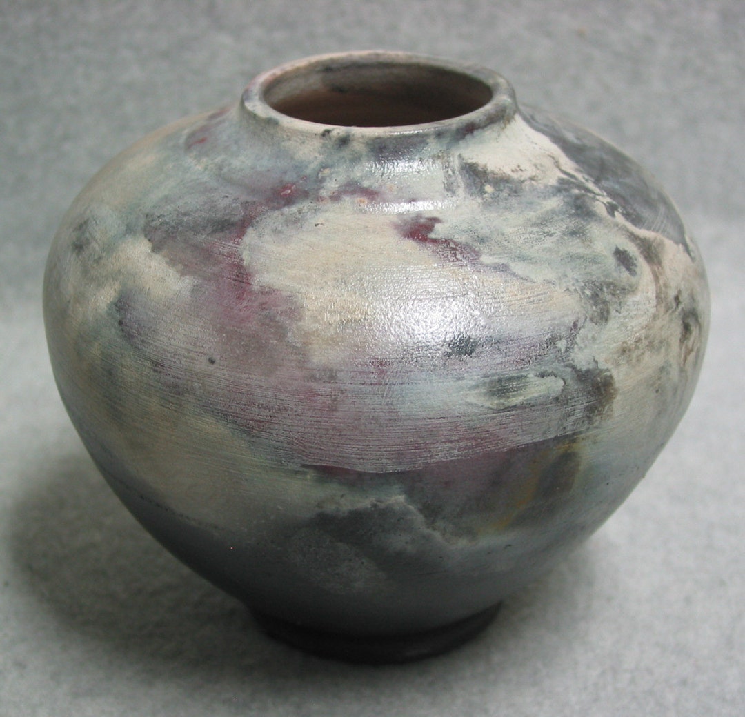 Pit Fire Pot 8 - Etsy