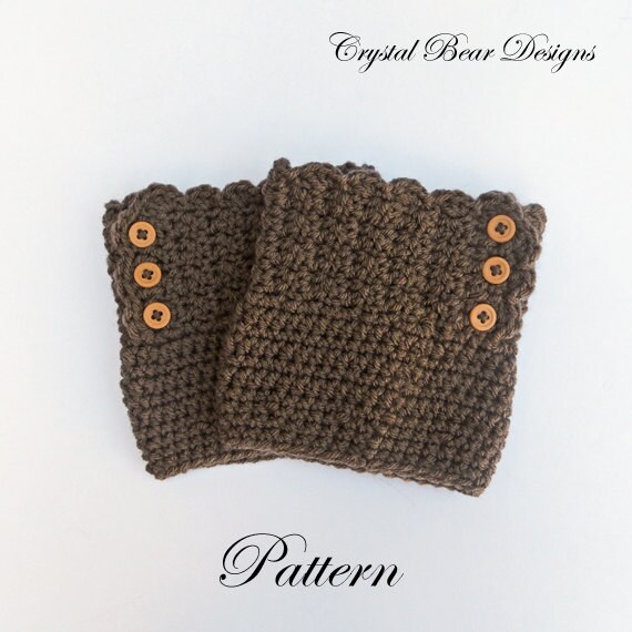 Boot Cuff Crochet PATTERN / Boot Toppers - Etsy