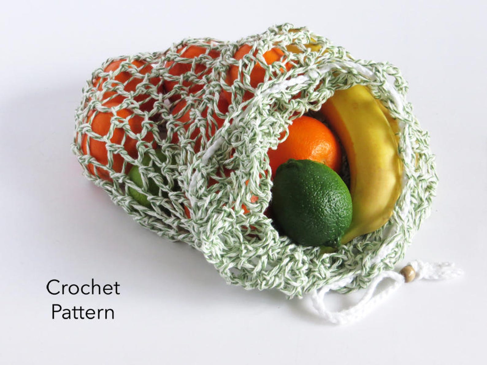 CROCHET PATTERN Mesh Produce Bags: Reusable Set of Four - Etsy