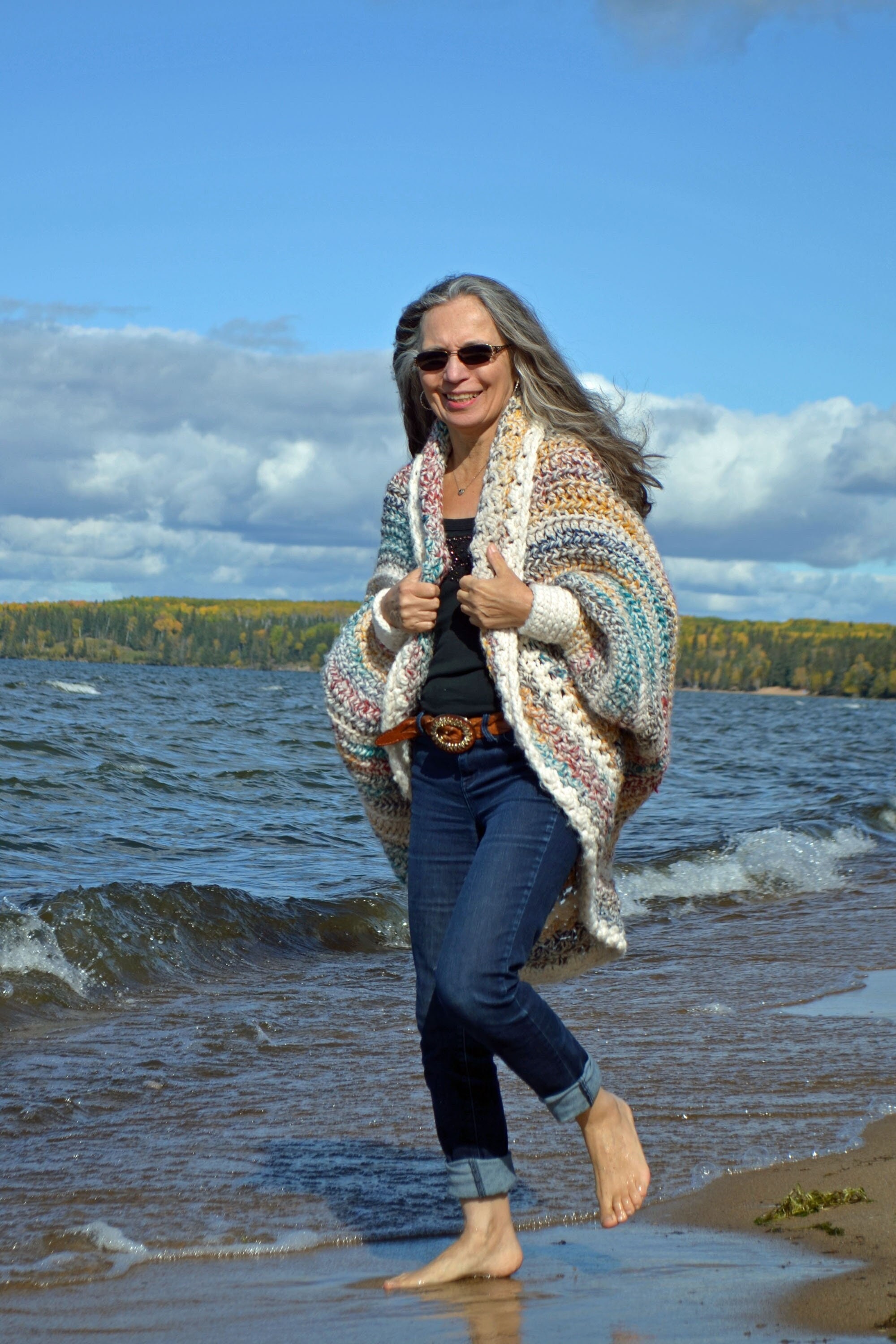 Oversized Shrug Crochet PATTERN: Chunky Cocoon Cardigan Sweater for ...