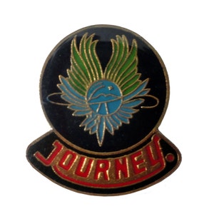 JOURNEY Evolution Vintage Enamel Pin Button Badge Alton Kelley Stanley ...