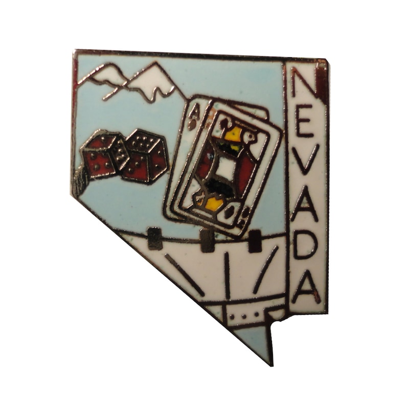 Vegas Enamel Pin - Etsy