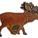 MOOSE Vintage Enamel Pin Lapel Tie Pin Hat Pin Deer Pinback - Etsy