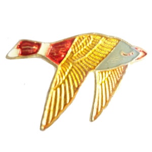 CANADIAN GOOSE Vintage Enamel Pin Lapel Badge Pinback - Etsy