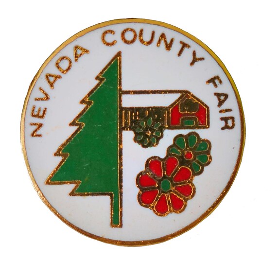 NEVADA COUNTY FAIR Vintage Enamel Pin Lapel Badge Brooch Gift | Etsy