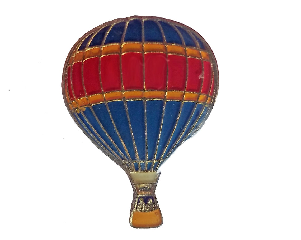 HOT Air Balloon Vintage Enamel Pin Lapel Badge Brooch Gift | Etsy