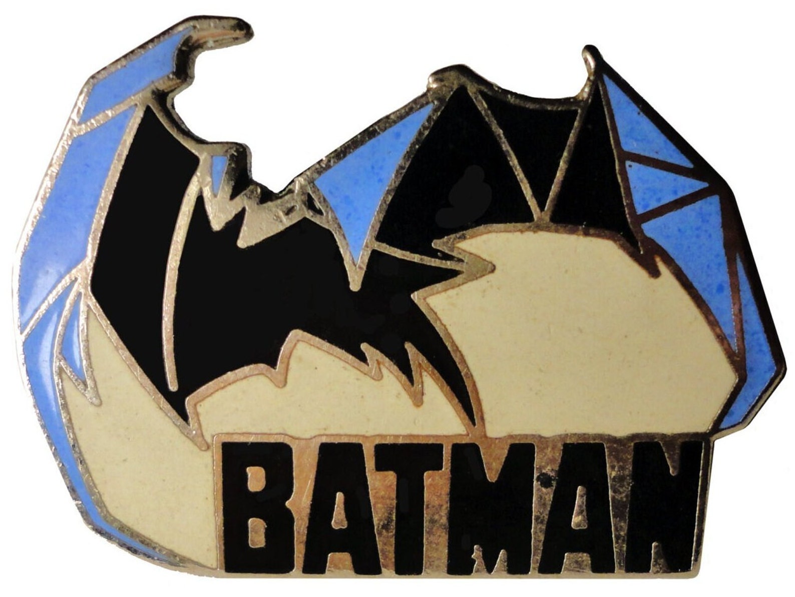 BATMAN DC Comics Emblem 1989 Vintage Enamel Pin Lapel Badge - Etsy