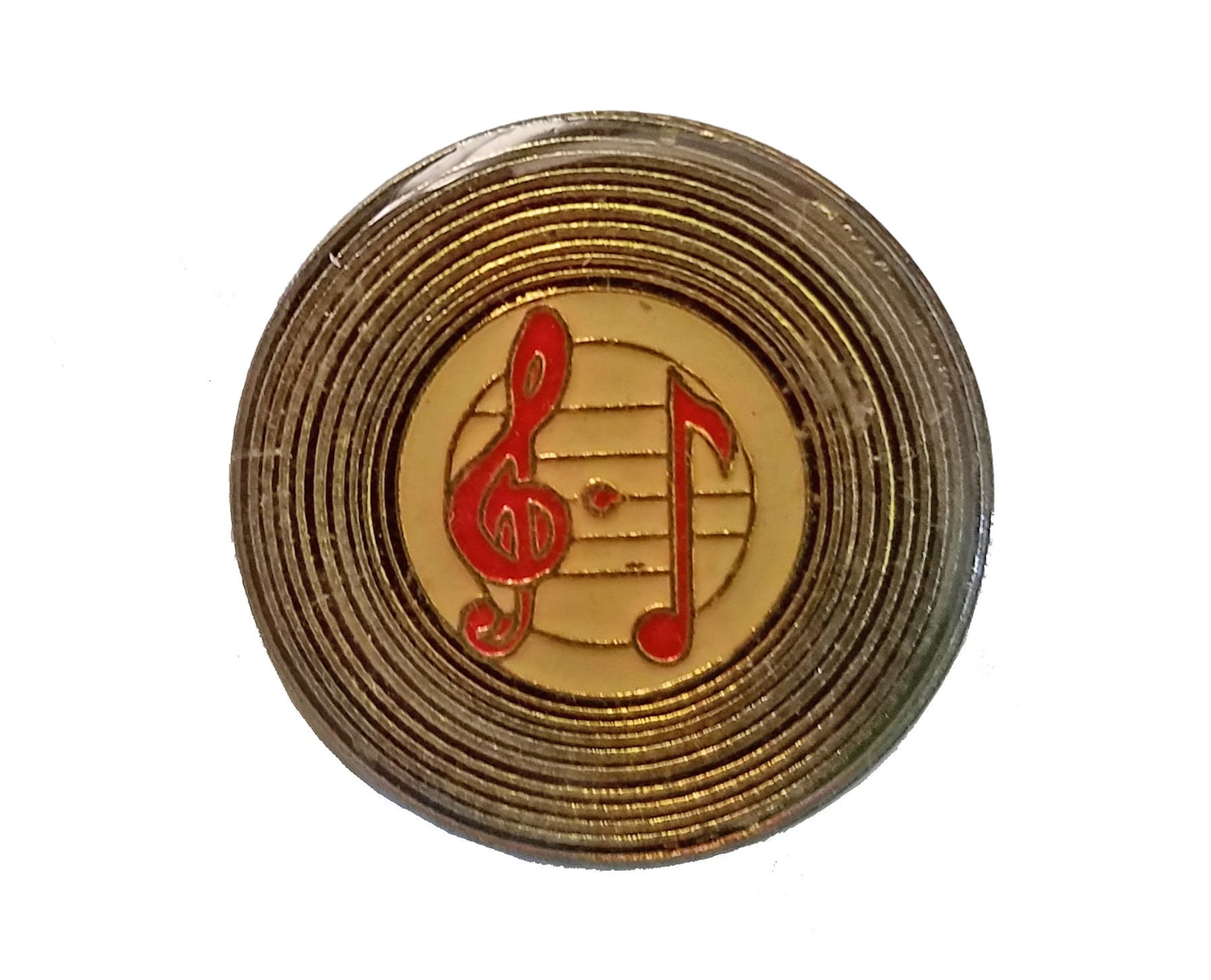 RECORD MUSIC Jukebox Vintage Enamel Pin Lapel Badge Brooch - Etsy