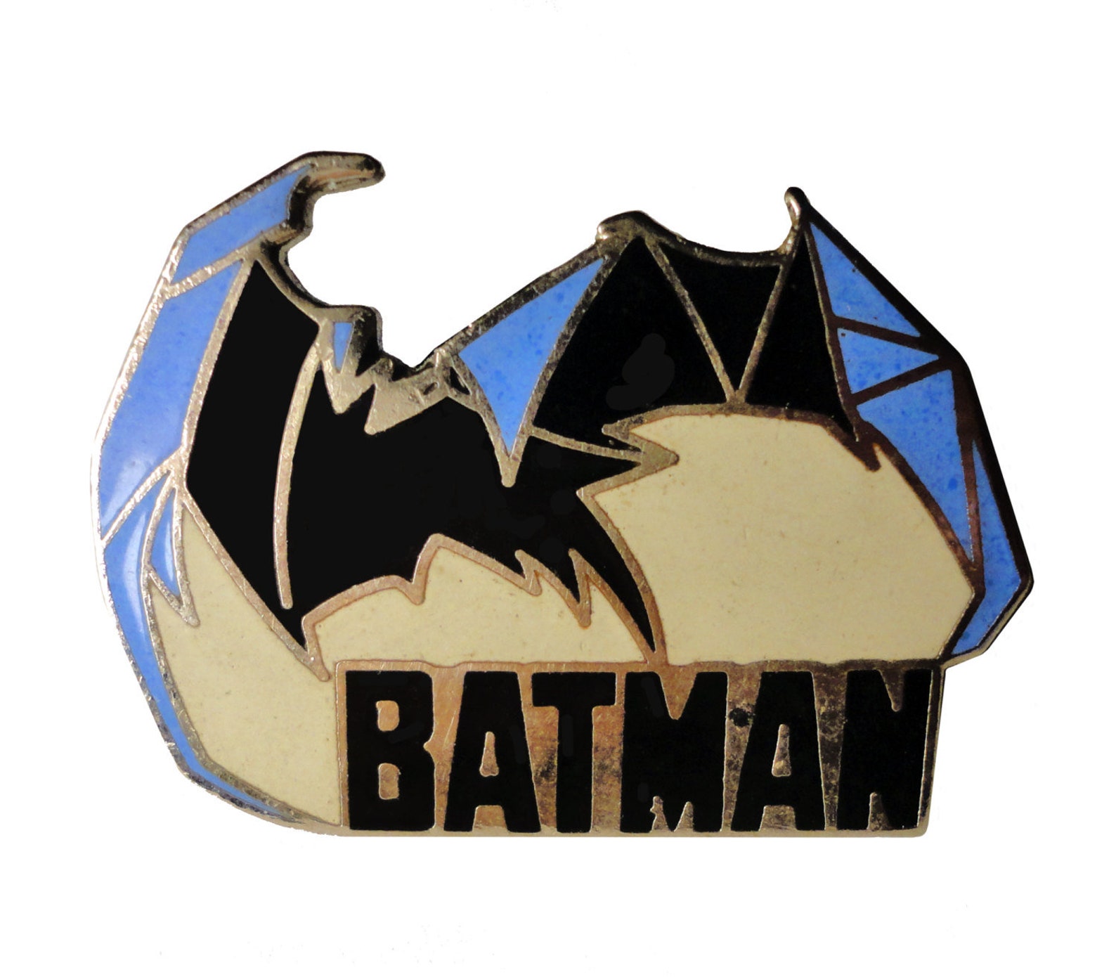 BATMAN DC Comics Emblem 1989 Vintage Enamel Pin Lapel Badge | Etsy
